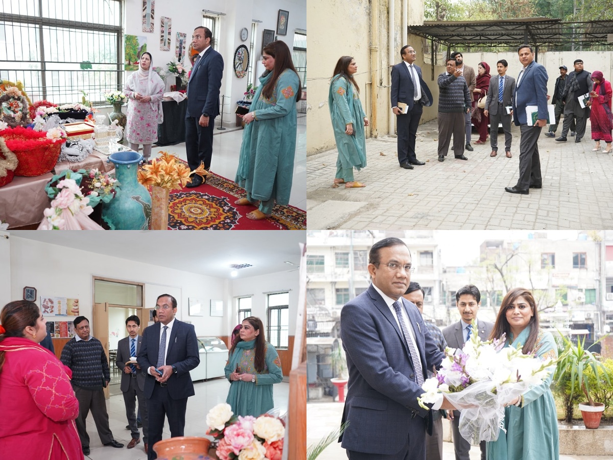 Secretary Social Welfare paid an introductory visit to Qasar-e-Behbood ...